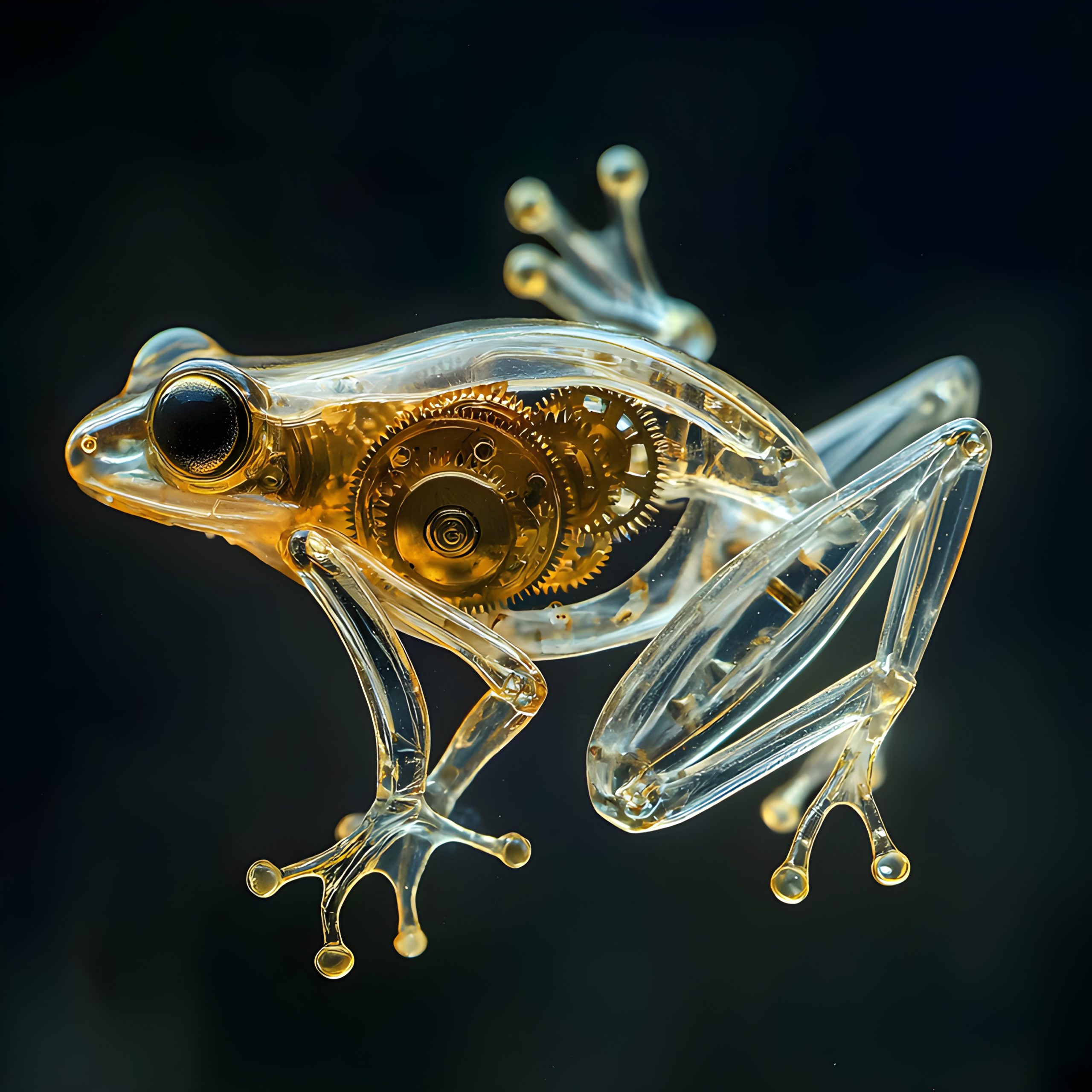 Clockwork Frog Anatomy - Impossible Images - Unique stock images for ...