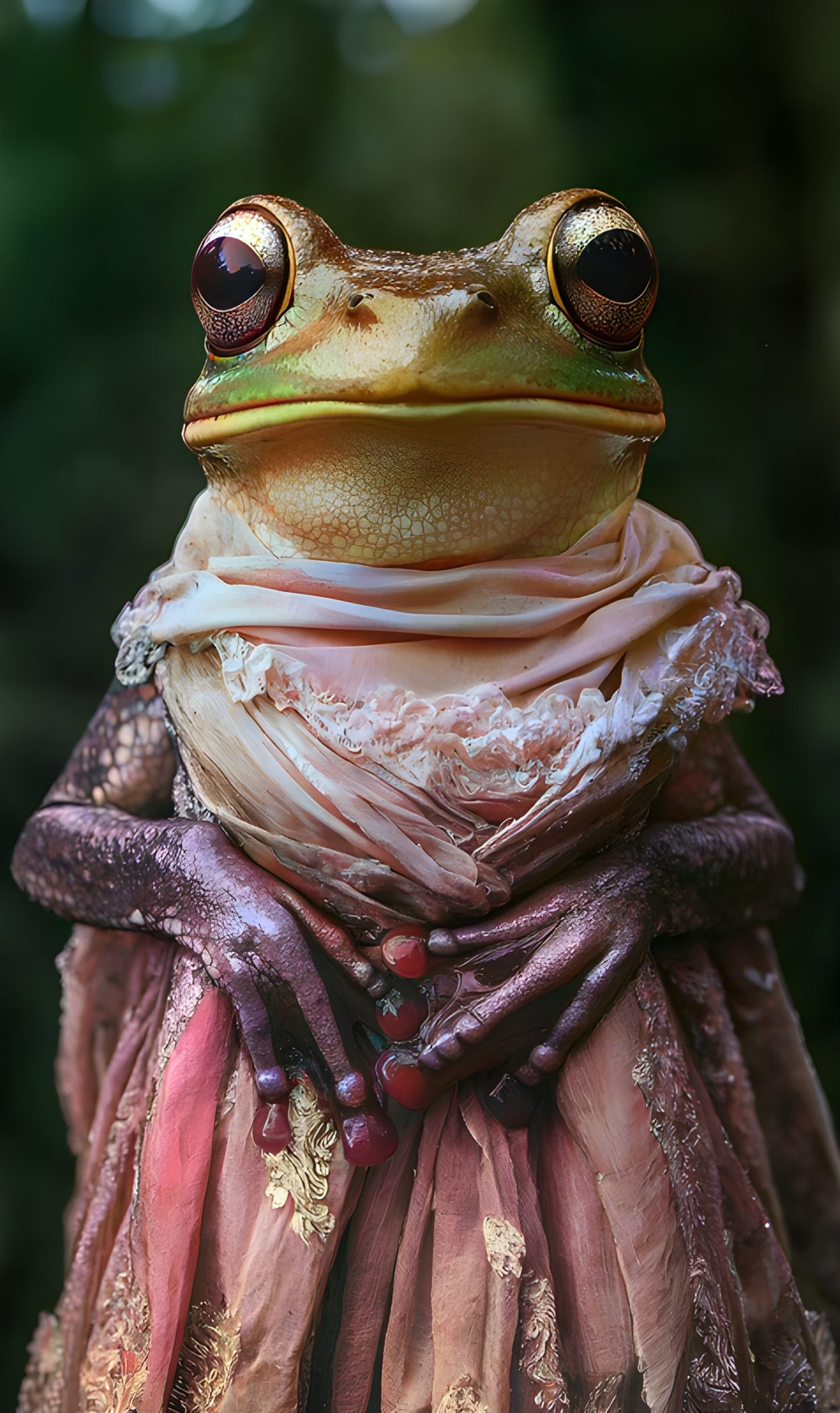 Frog in a Fancy Dress - Impossible Images - Unique stock images for ...