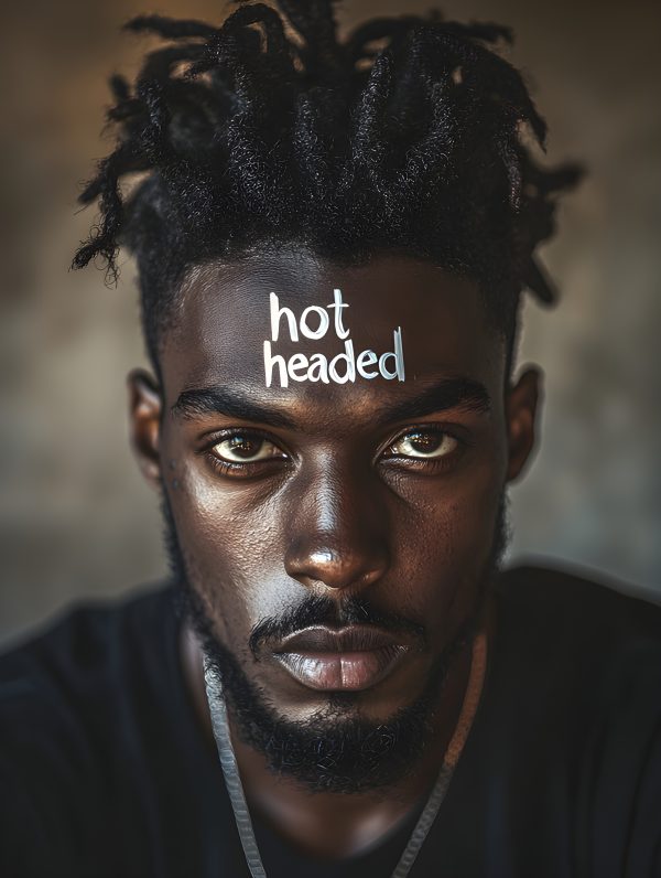 Hot Headed Man's Portrait - Impossible Images - Unique stock images for ...