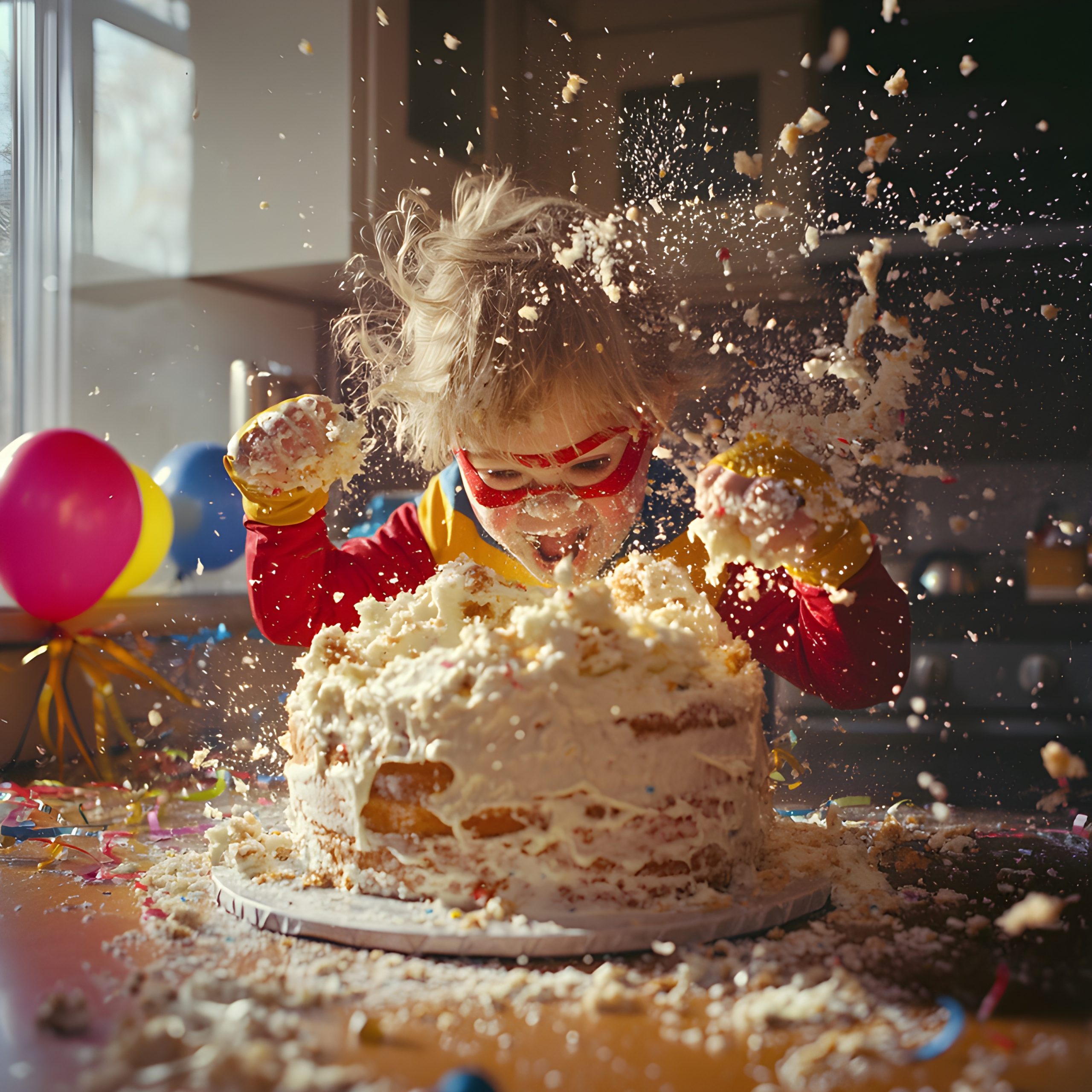 Cake Smash Superhero Toddler Fun - Impossible Images - Unique stock ...