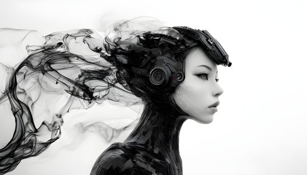 Cyberpunk Inkling Woman - Impossible Images - Unique stock images for ...