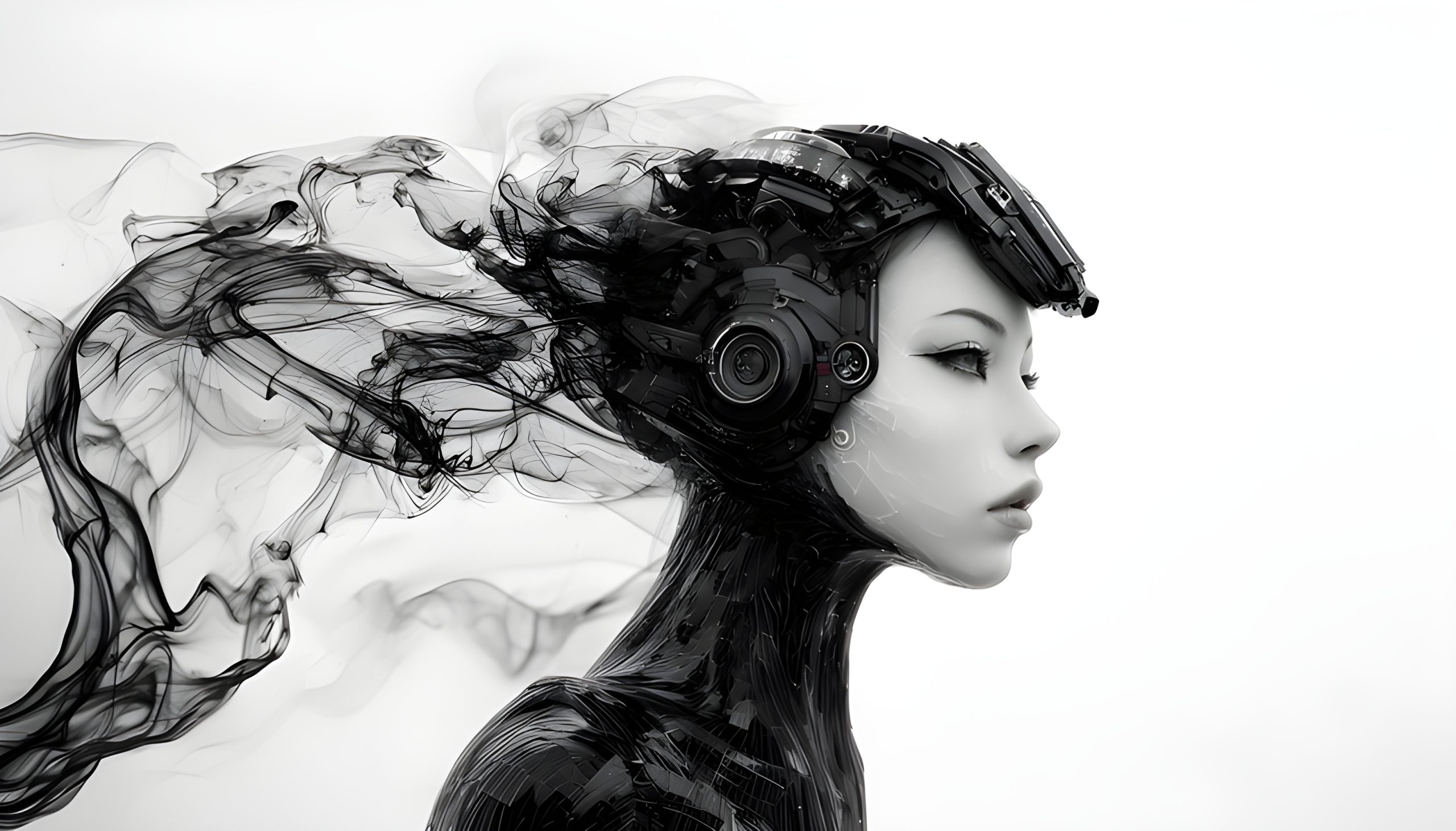 Cyberpunk Inkling Woman - Impossible Images - Unique stock images for ...