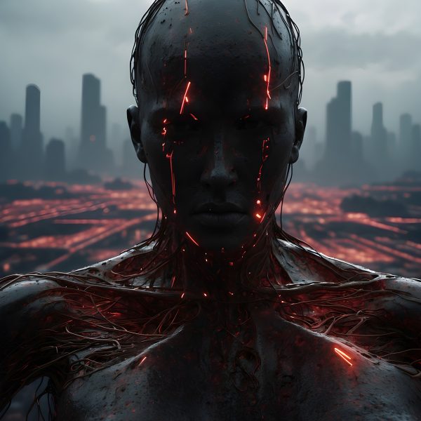 Cybernetic Being, Post-Apocalyptic City - Impossible Images - Unique ...