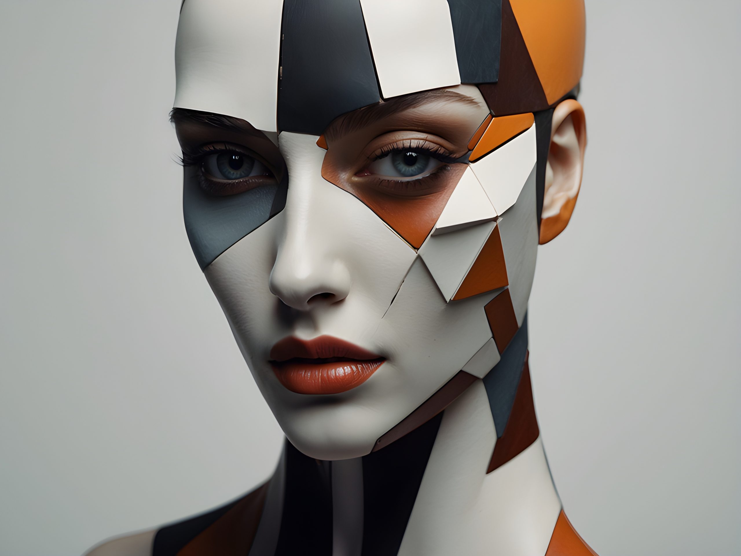 Geometric Face Art - Impossible Images - Unique stock images for ...