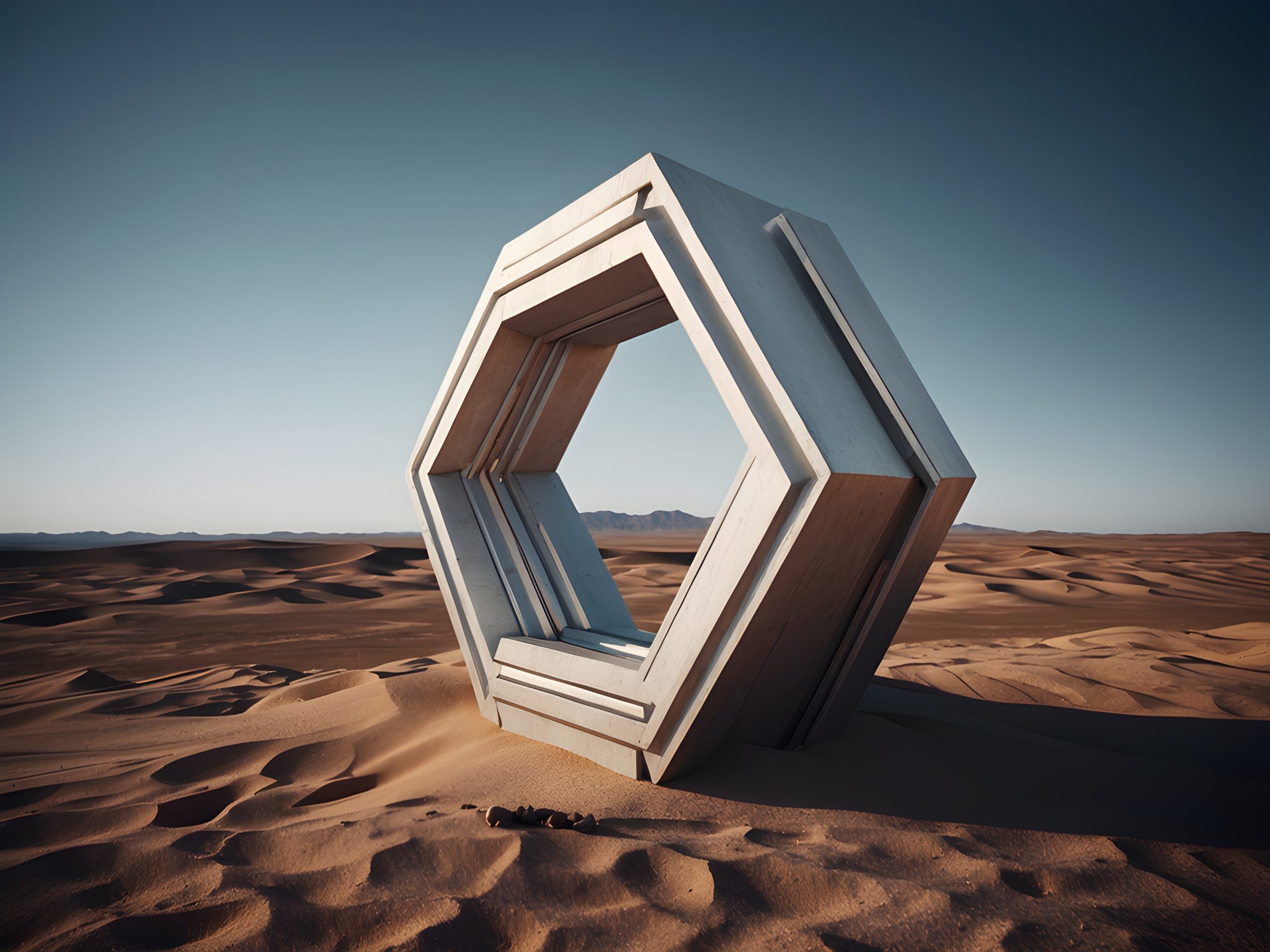 Desert Hexagon Portal - Impossible Images - Unique stock images for ...