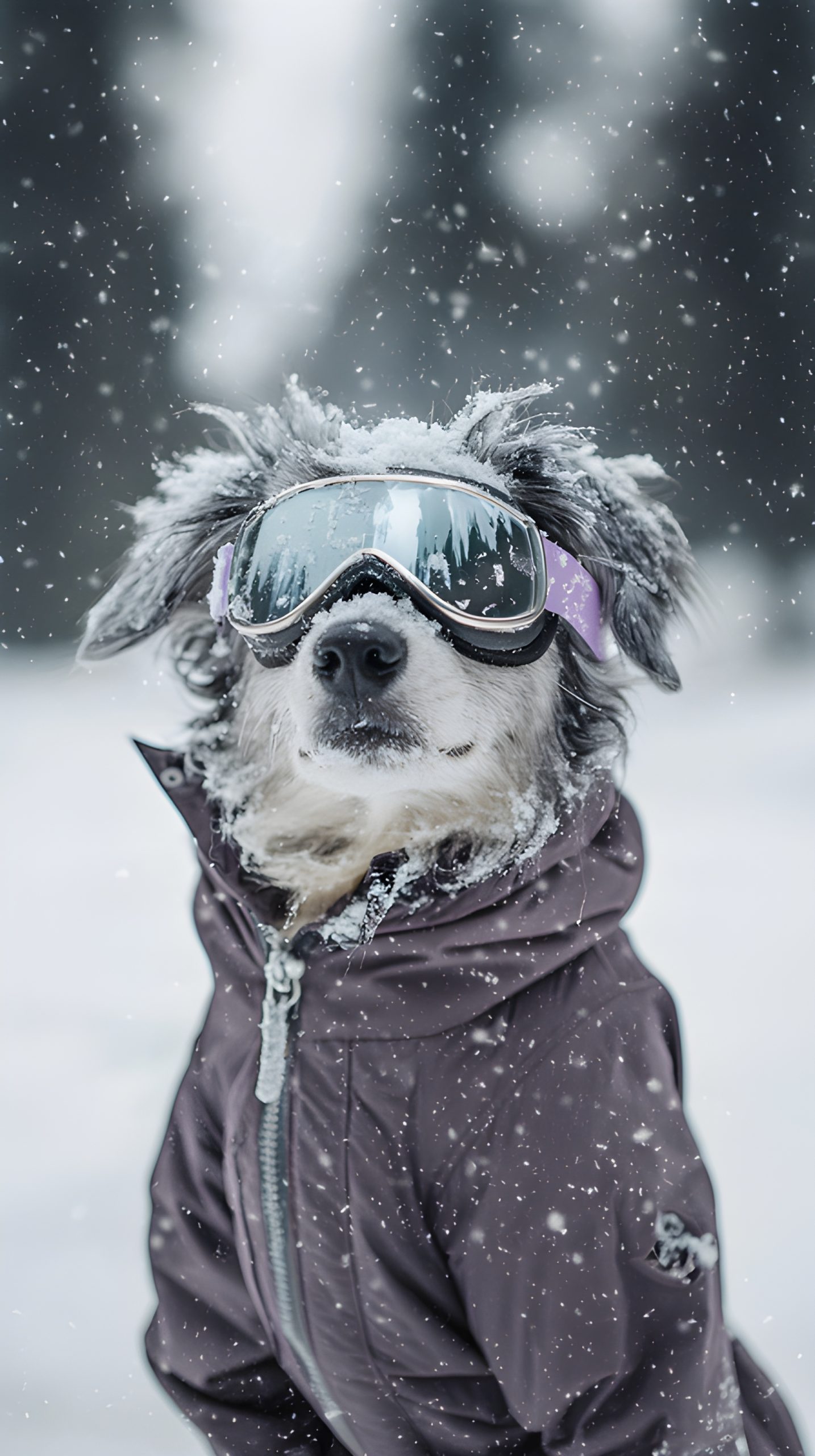 Snowy Day Goggles Doggo - Impossible Images - Unique stock images for ...