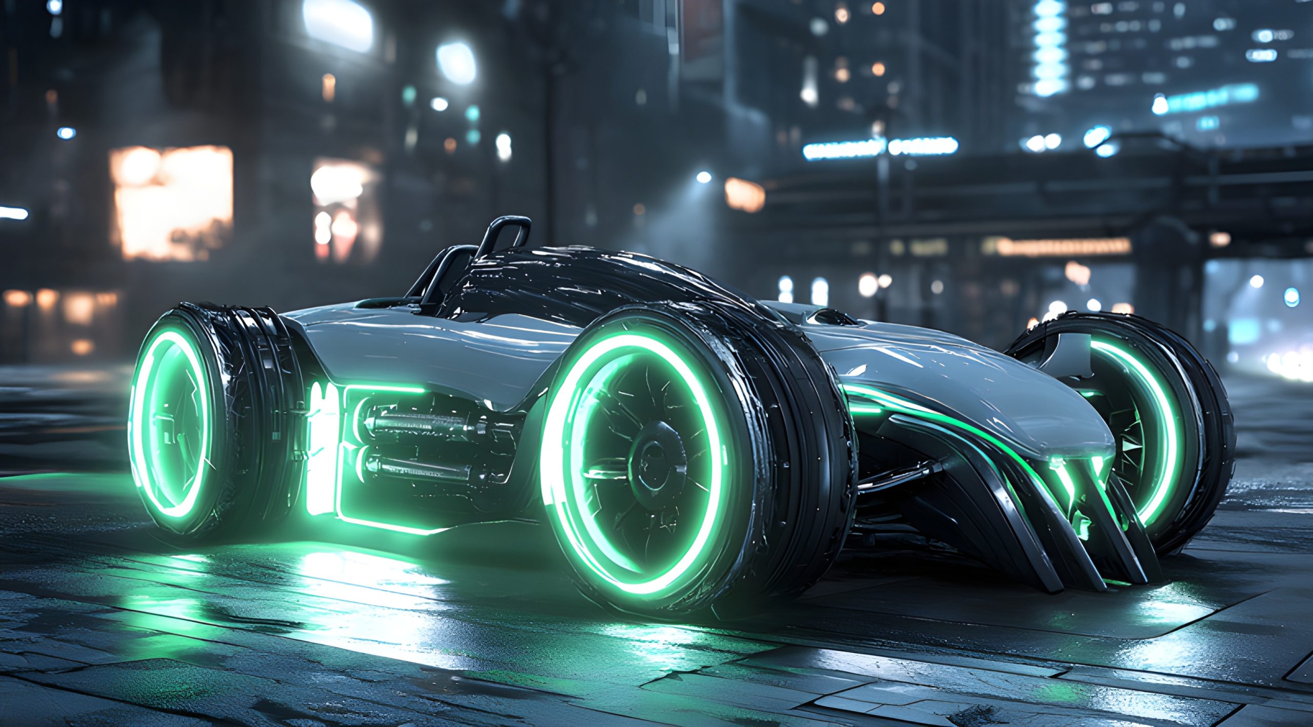 Neon Future Racer - Impossible Images - Unique stock images for ...