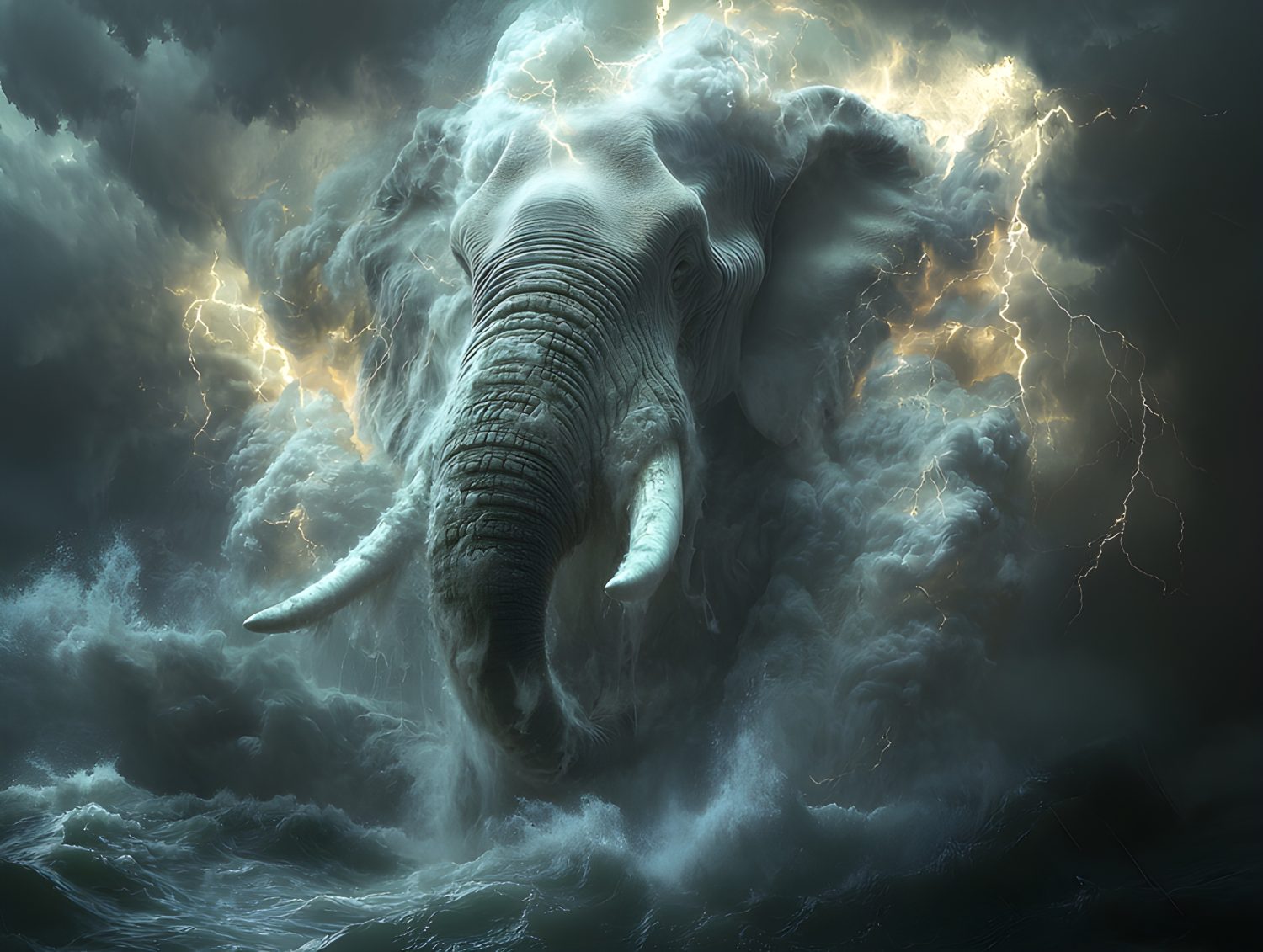Storm Elephant Colossus - Impossible Images - Unique stock images for ...