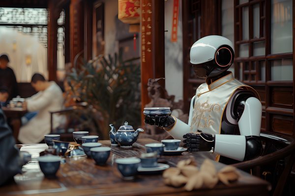 Robot Tea Ceremony in China - Impossible Images - Unique stock images ...