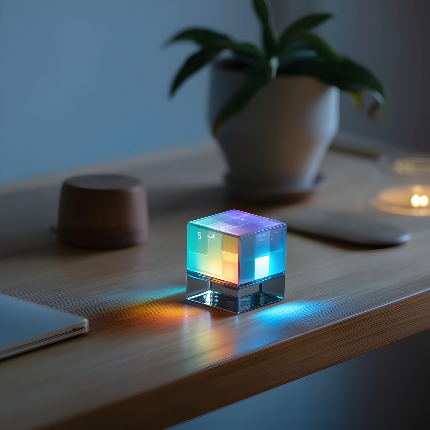 Ambient Cube Light Display - Impossible Images - Unique stock images ...