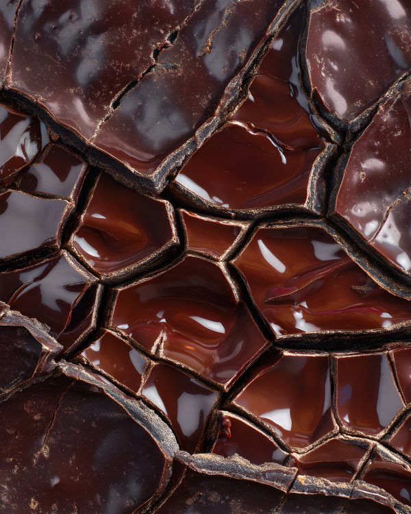 Cracked Dark Chocolate Texture - Impossible Images - Unique stock ...